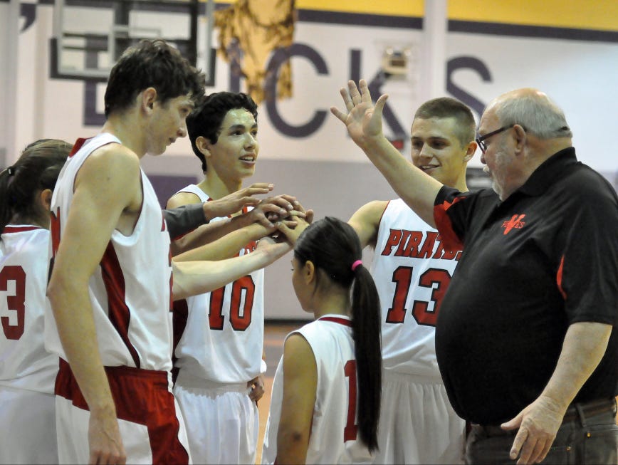 Valentine basketball roster includes entire student body | USA TODAY ...