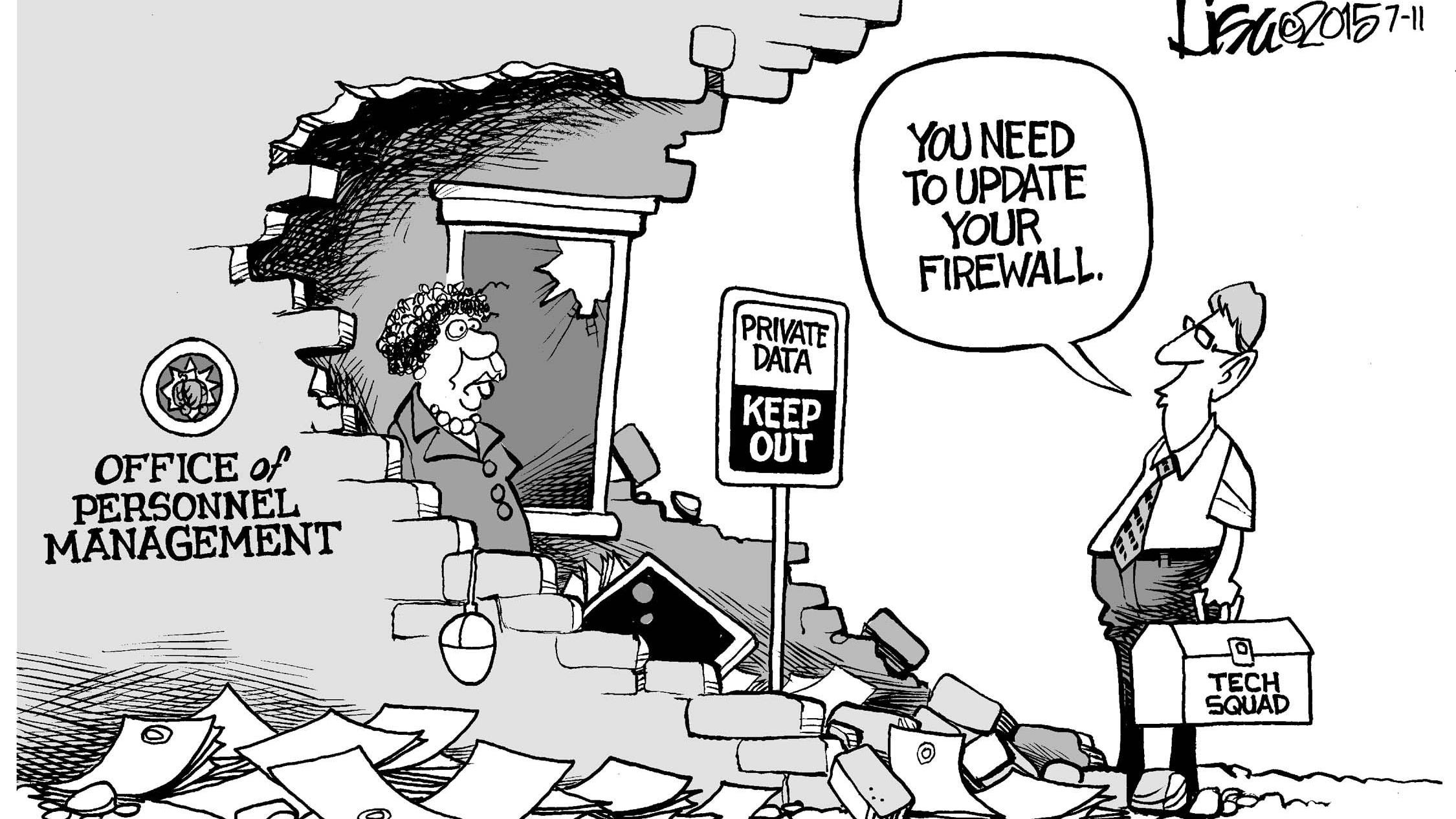 CARTOON: Firewall, what firewall?