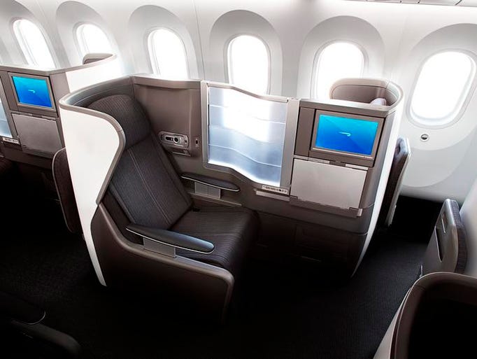 A look at British Airways Boeing 787-8 Dreamliner