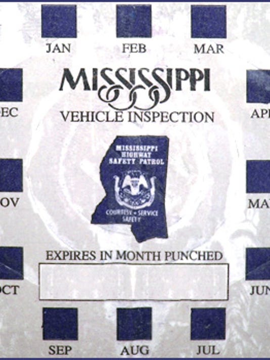 Bye-bye, vehicle inspection stickers