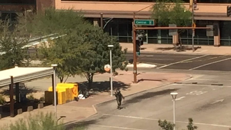 Central Avenue transit station in downtown Phoenix reopens after lockdown