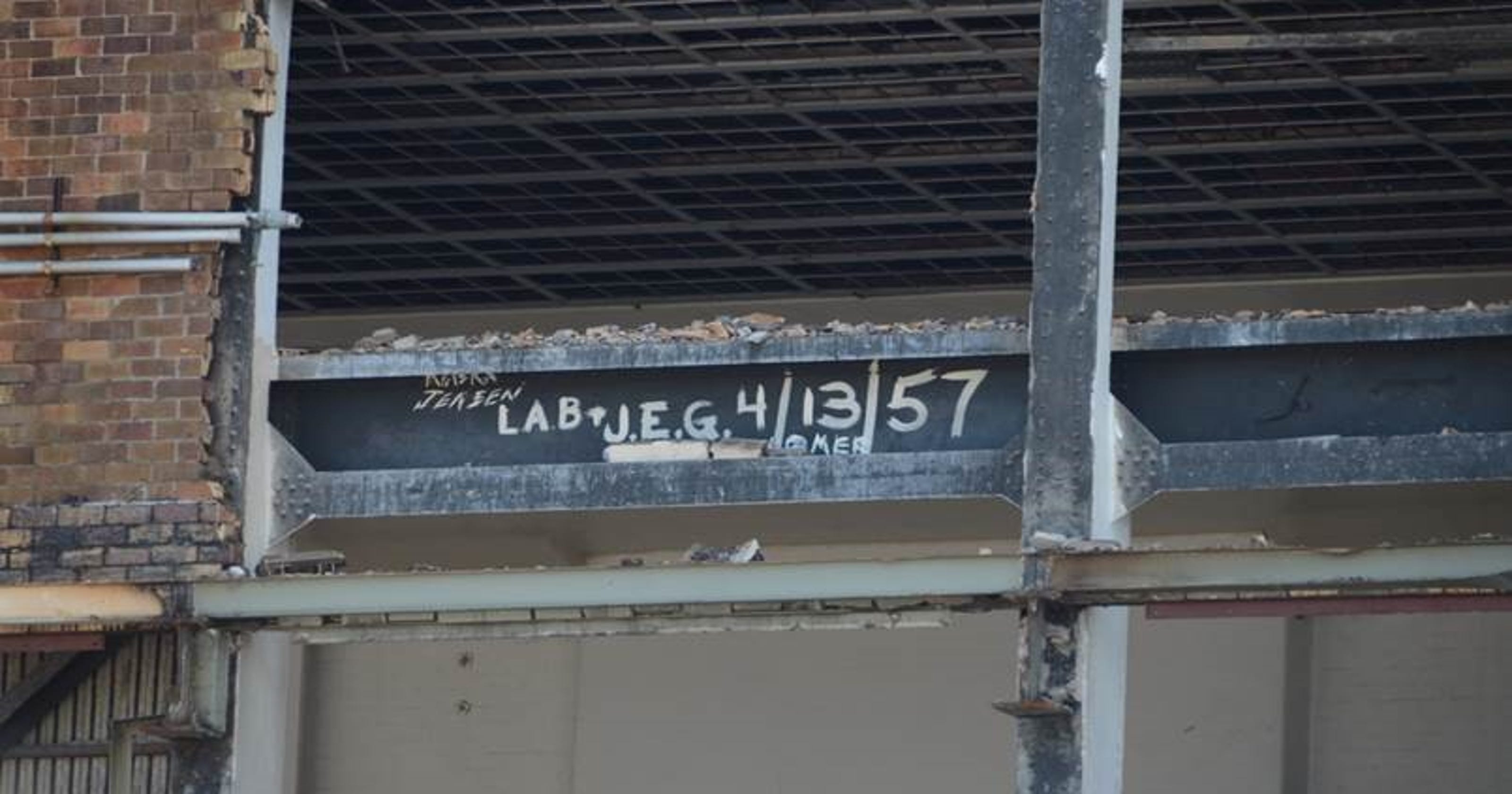 Kodak demolition reveals a puzzle