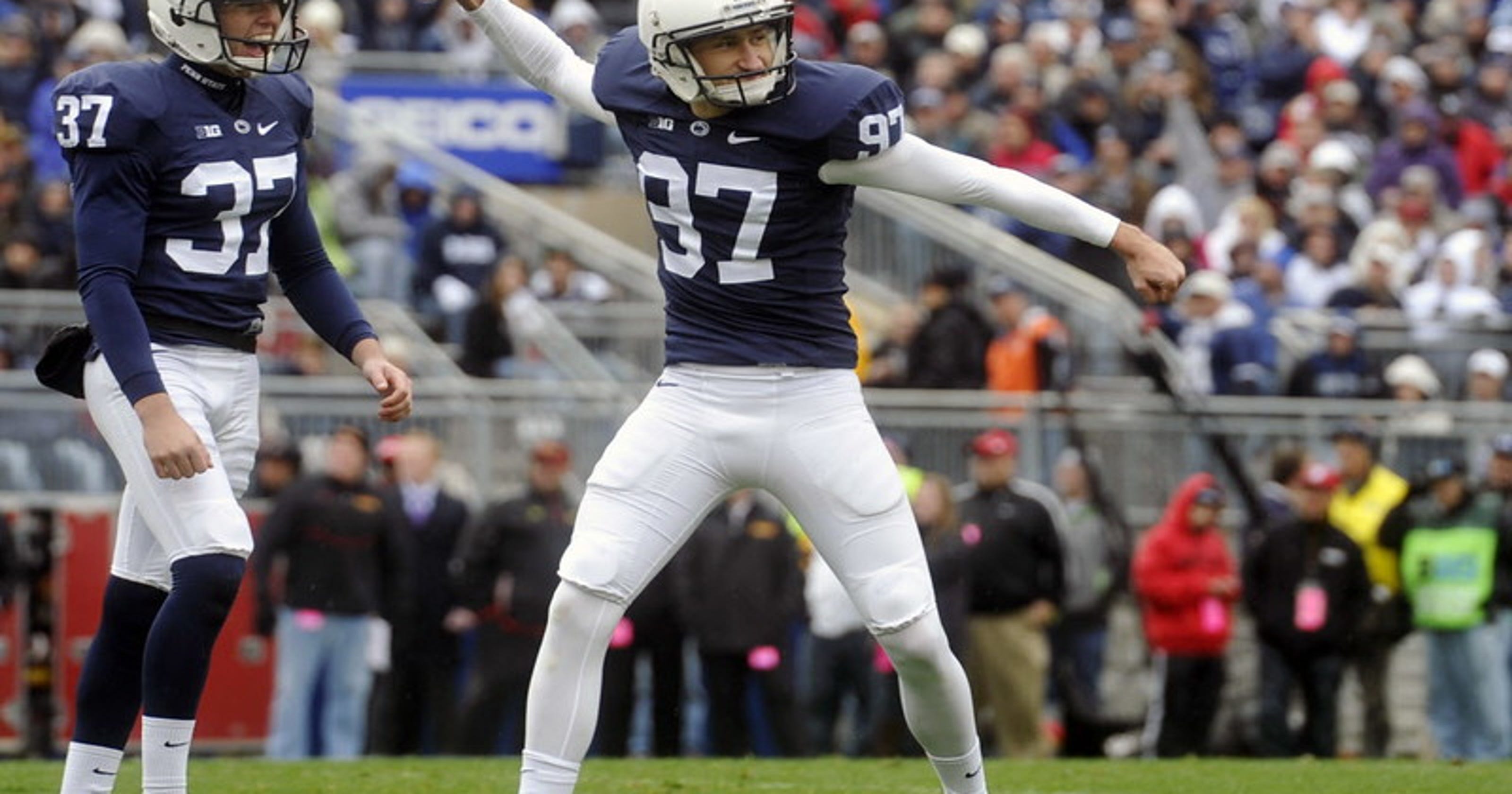 Former Penn State kicker Sam Ficken kicks for NFL's Los Angeles Rams Former Penn State kicker Sam Ficken kicks for NFL's Los Angeles Rams