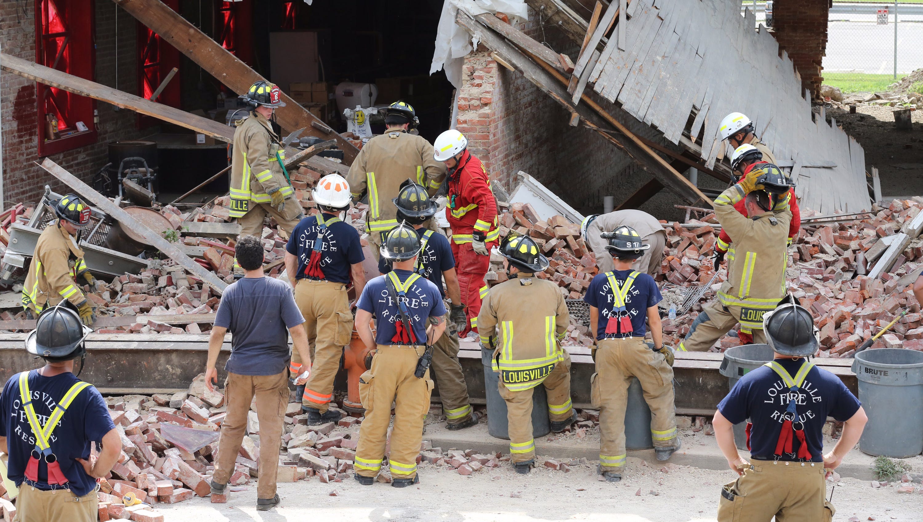 One dead after building collapse, victim ID'd