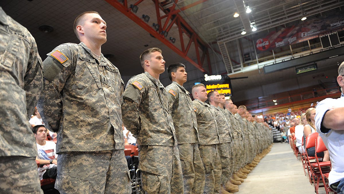 SD Army National Guard's 155th Engineer Company deployment ceremony