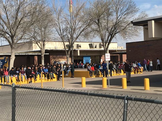 More than 80 students at Mayfield High School stage walkout