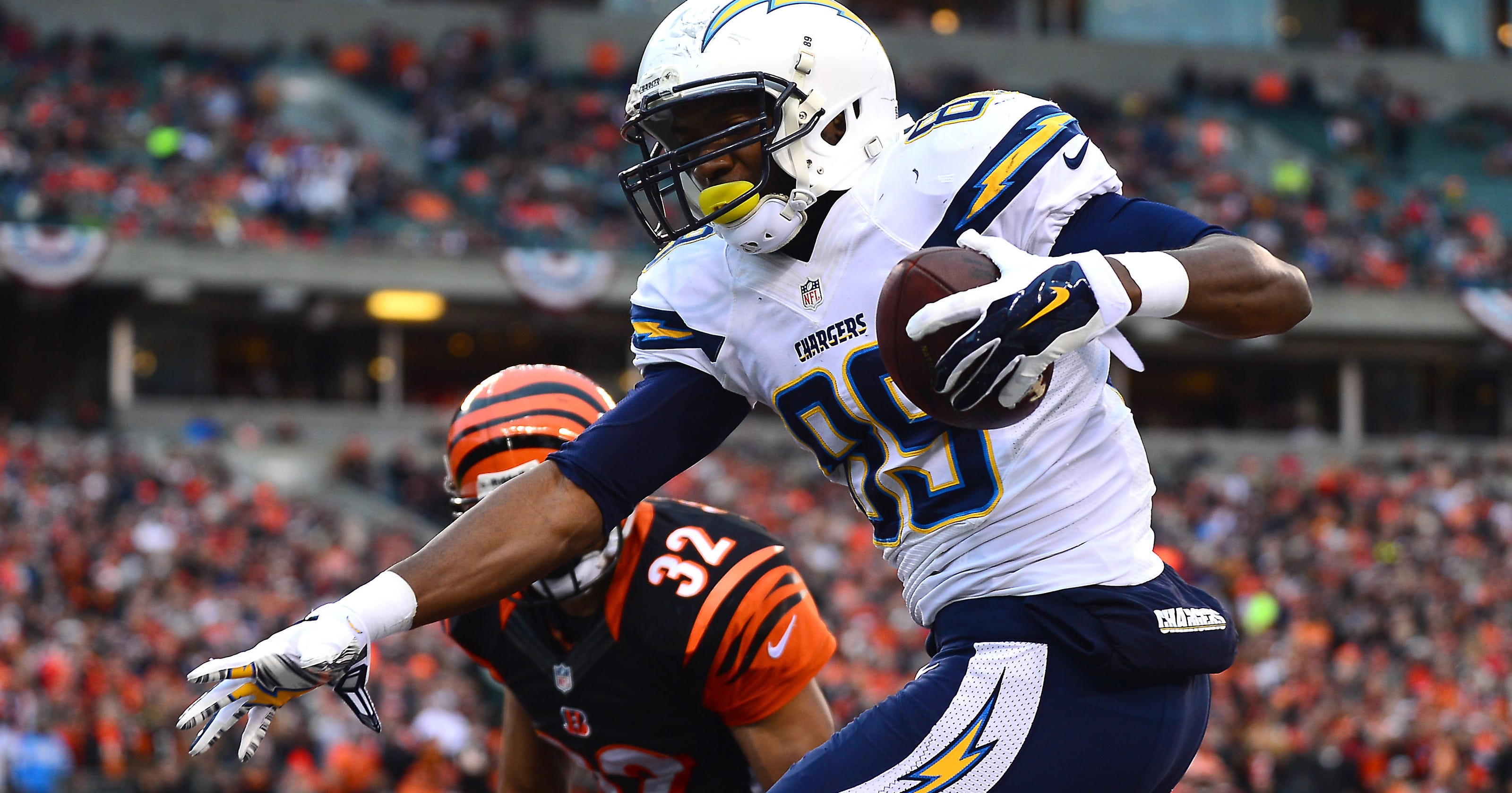 Chargers hand Bengals first home loss, head to Denver next