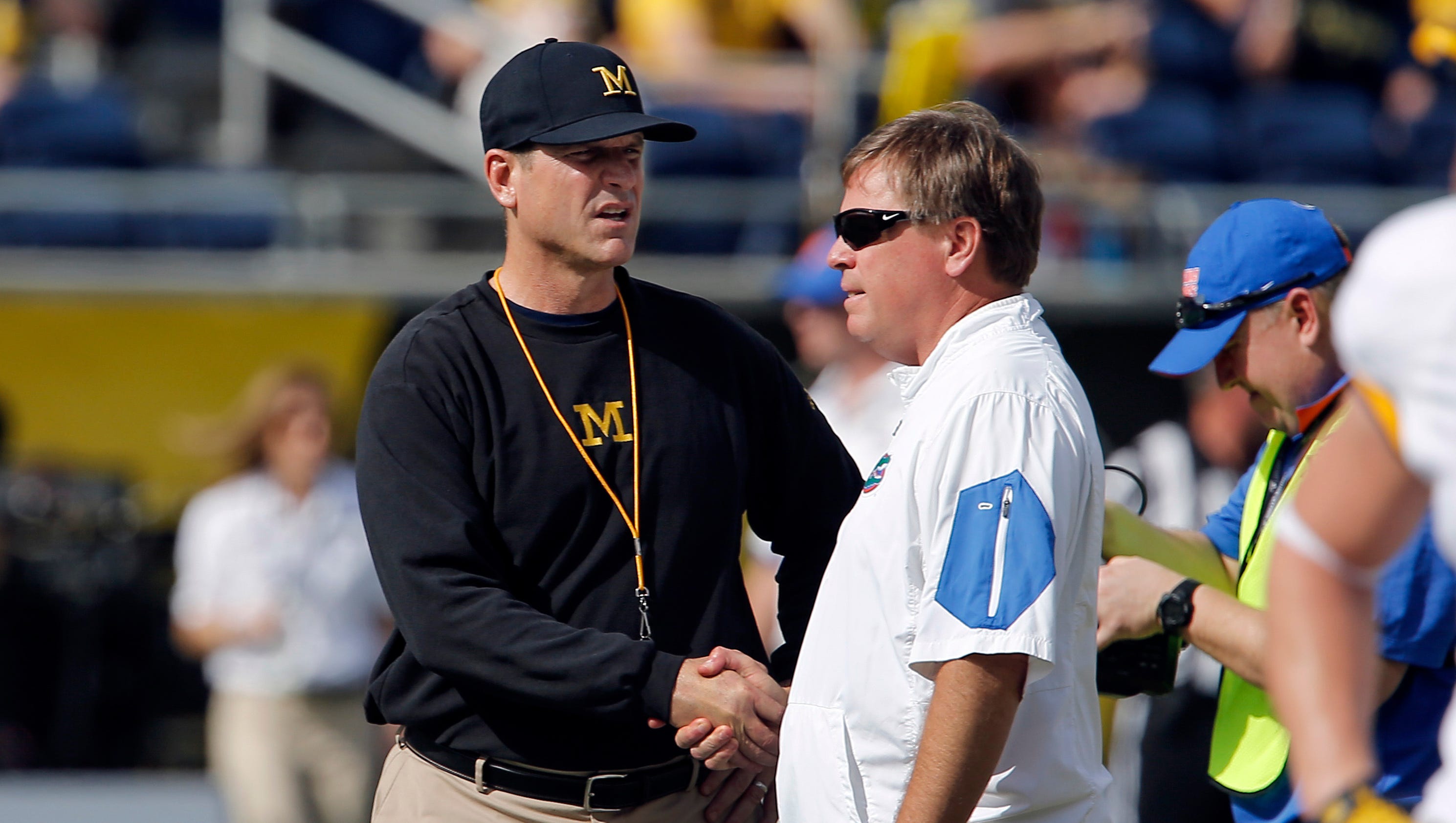 Michigan football's McElwain: Offense is Pep Hamilton's show