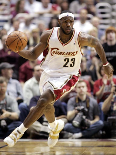 LeBron James through the years