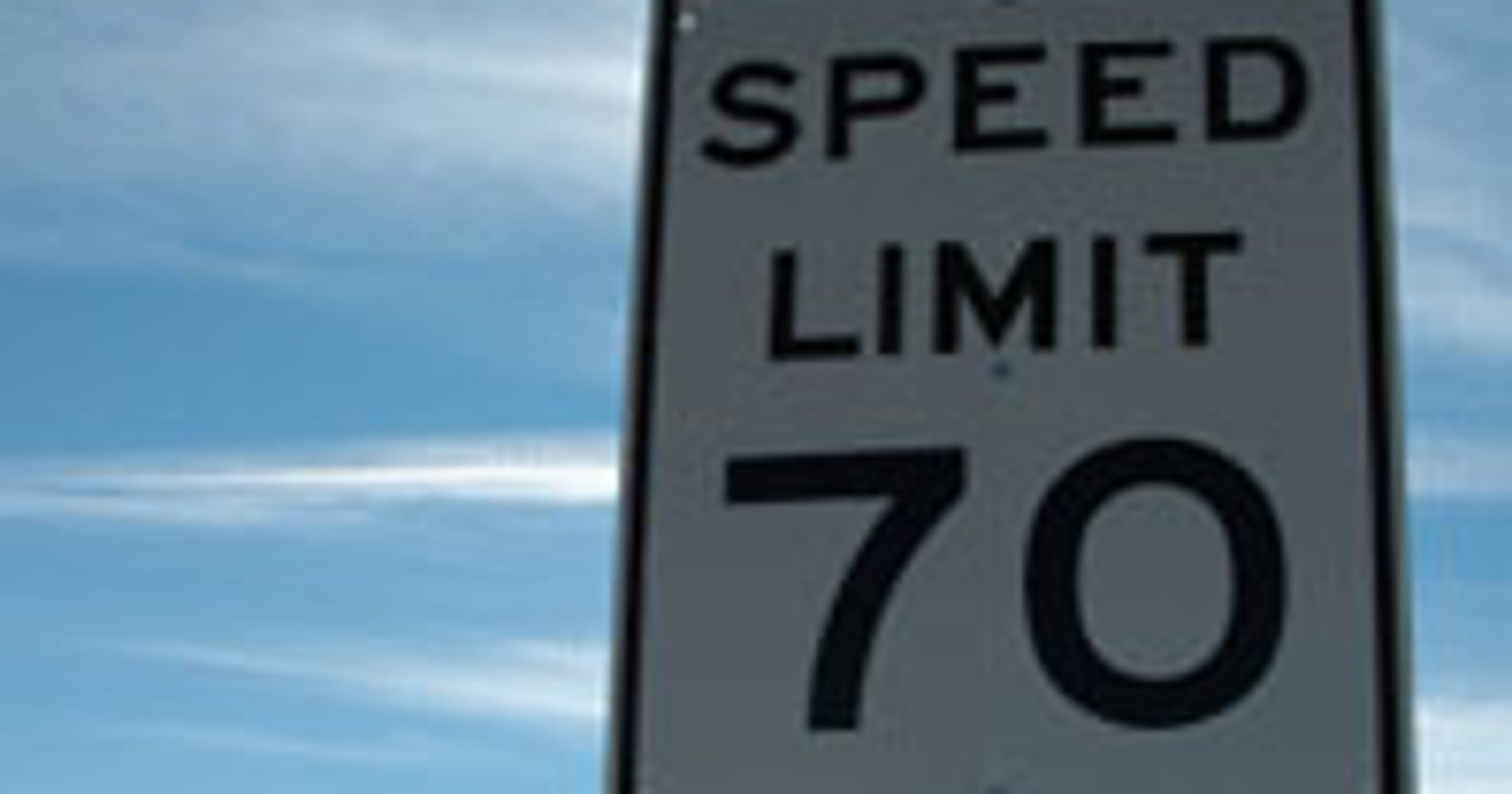 70-mph speed limit signed into law