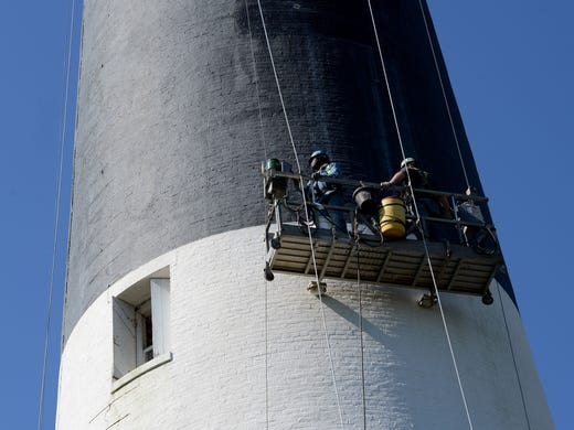Pensacola lighthouse overhaul is underway