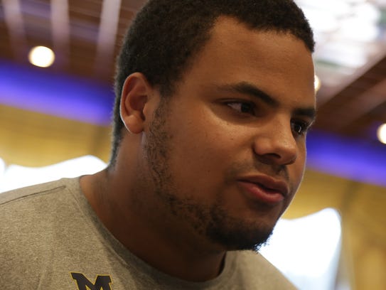 Michigan Wolverines dying their hair orange for Outback Bowl