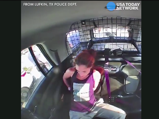 Video Woman Slips Cuffs Leads Police On High Speed Chase In Squad Car