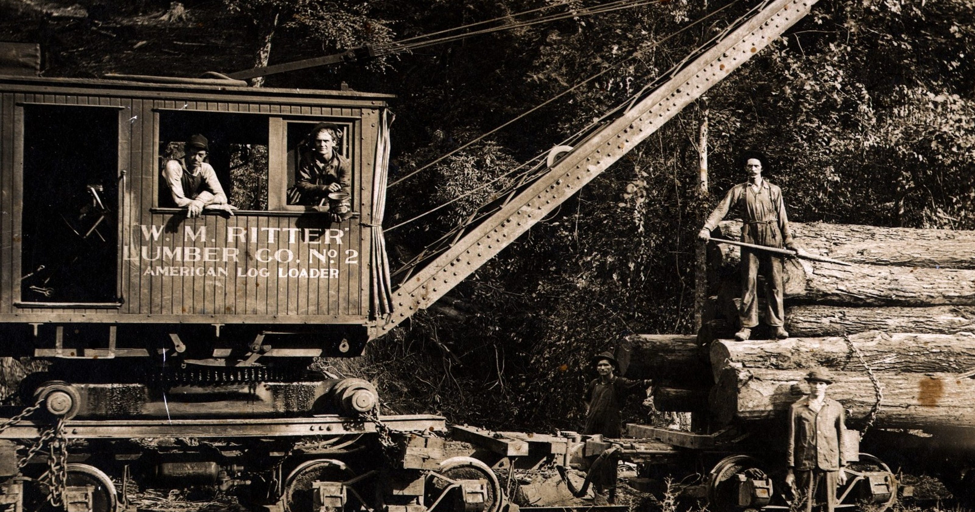 Visiting Our Past: The logging of WNC was a manly feat