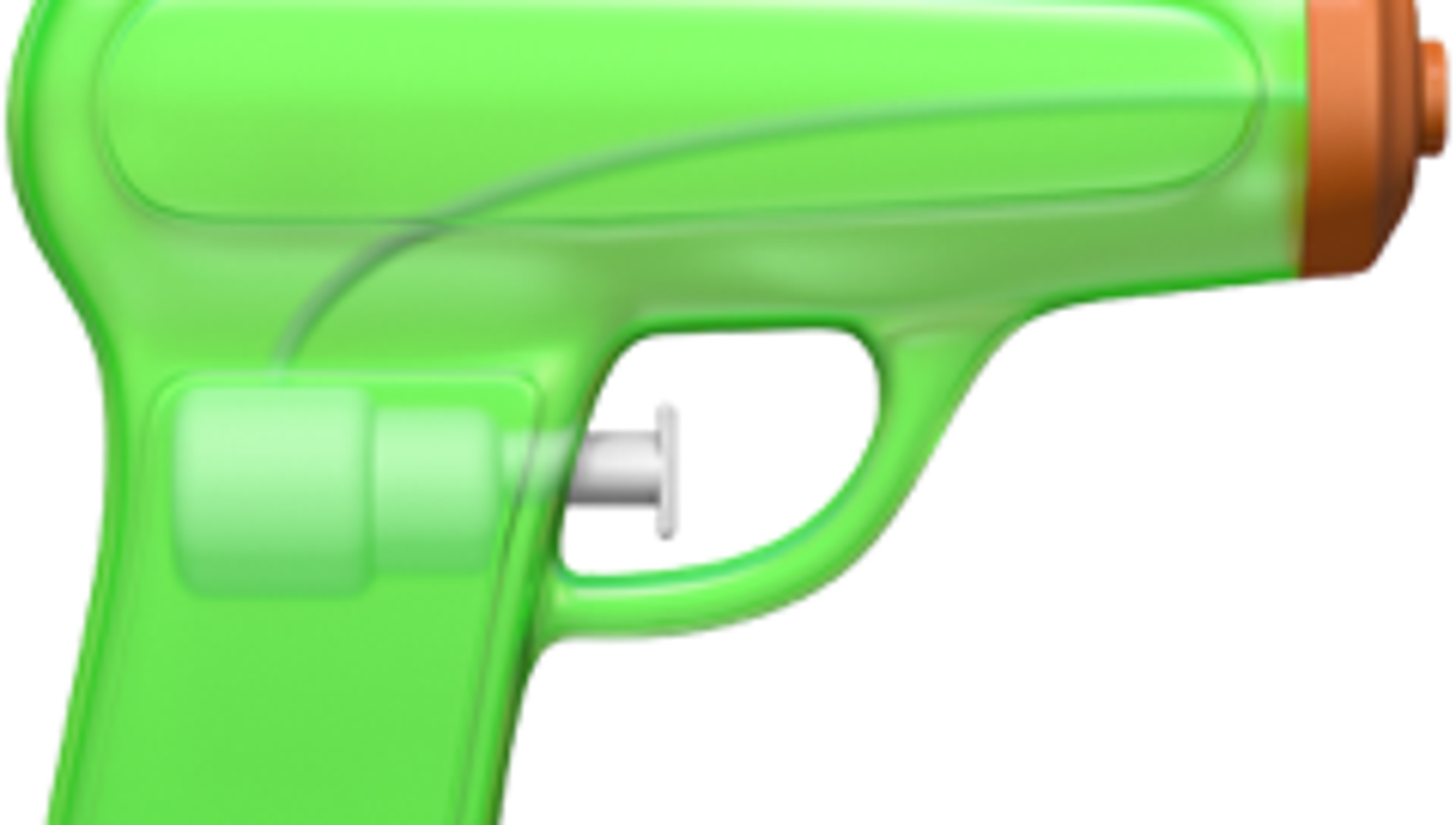Apple replaces pistol emoji with a lime green squirt gun