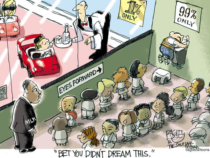Editorial cartoons: Martin Luther King Jr.