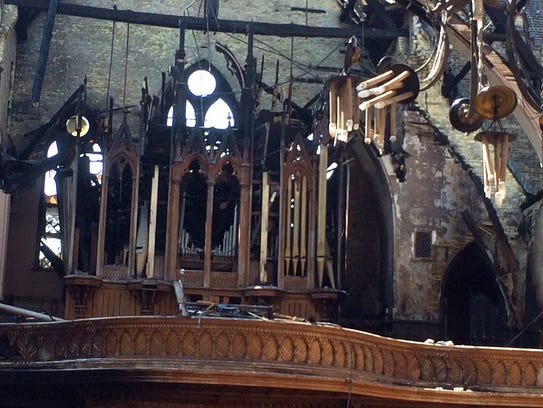 Trinity church lost 'priceless and irreplaceable' pipe organ in fire