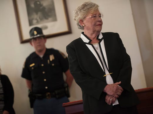 Alabama Governor Kay Ivey saves $90K a year on first day