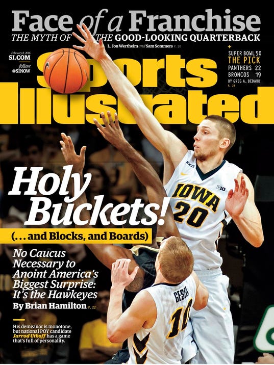 Hawkeye men on regional Sports Illustrated cover