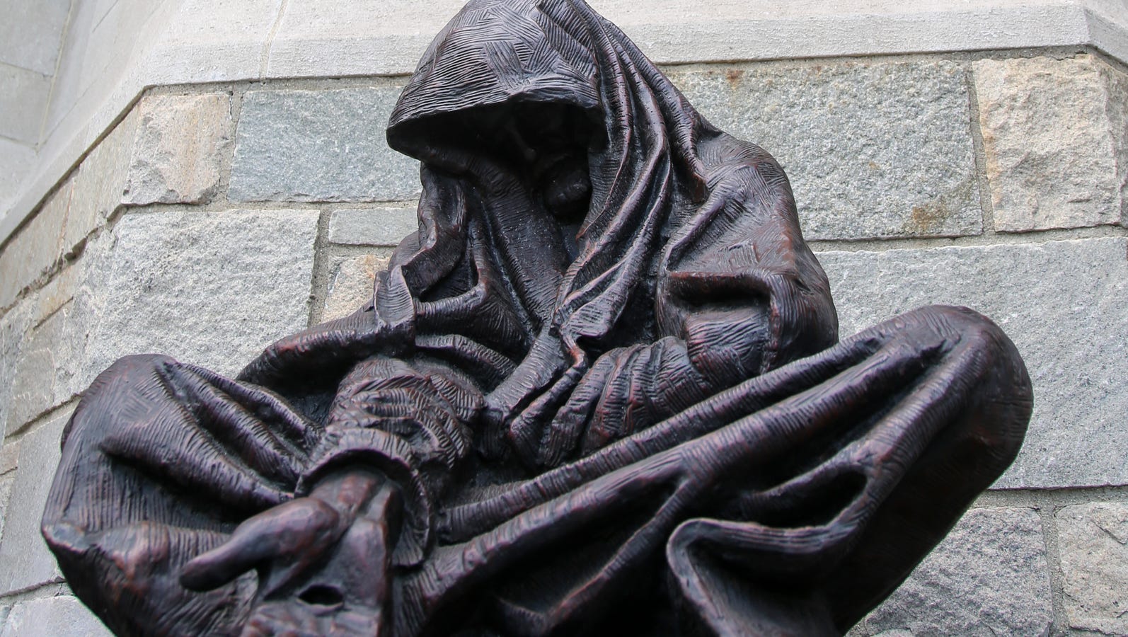 Sculpture of homeless Jesus finds home at Detroit church