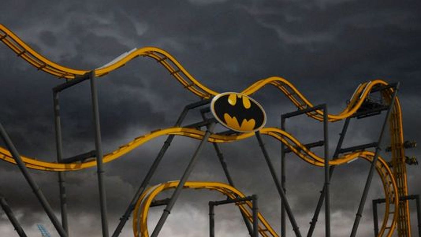 4-D Batman roller coaster to open in Texas