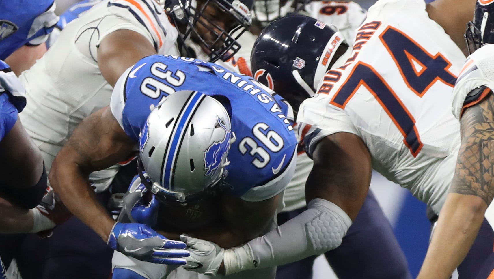 Despite struggles, RB Dwayne Washington still in Detroit Lions' plans