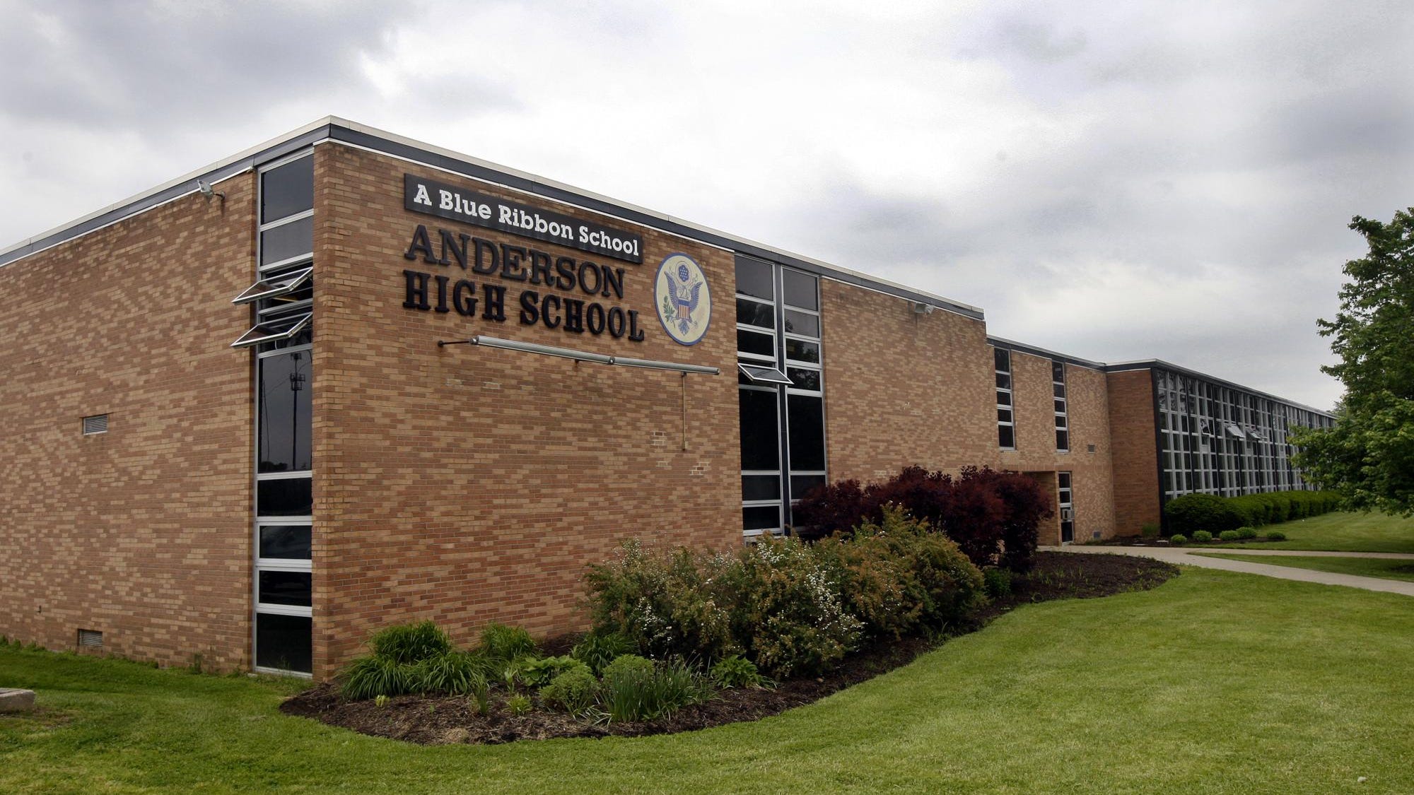 This is Anderson High School's new mascot: The Raptors