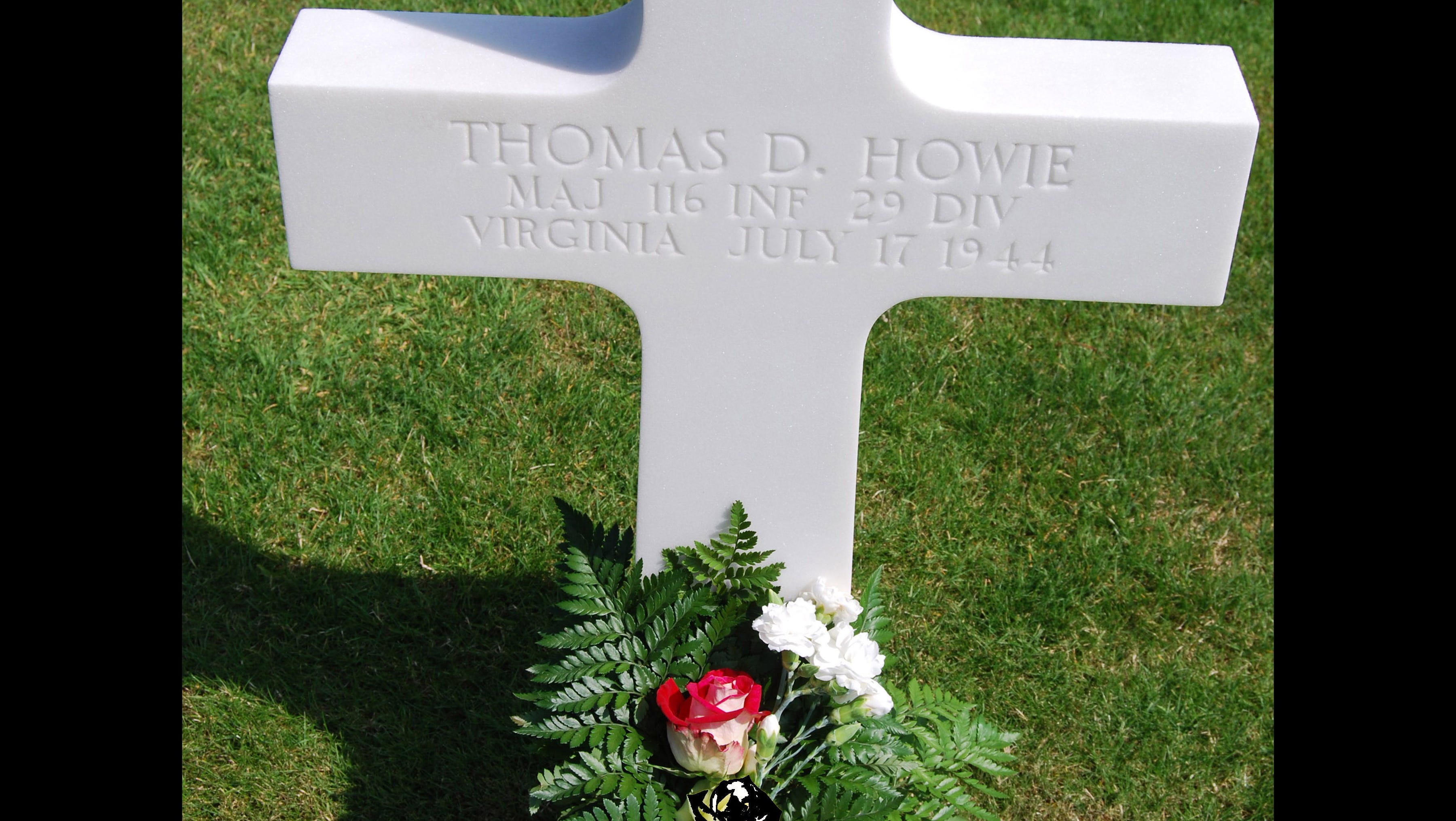 Maj. Thomas D. Howie died after Normandy Invasion in St. Lo, France