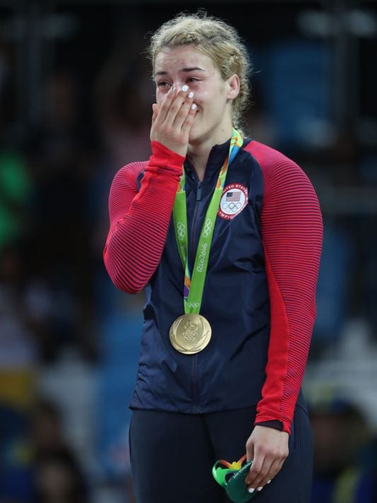 Marquette’s Maroulis becomes 1st U.S. woman with wrestling gold