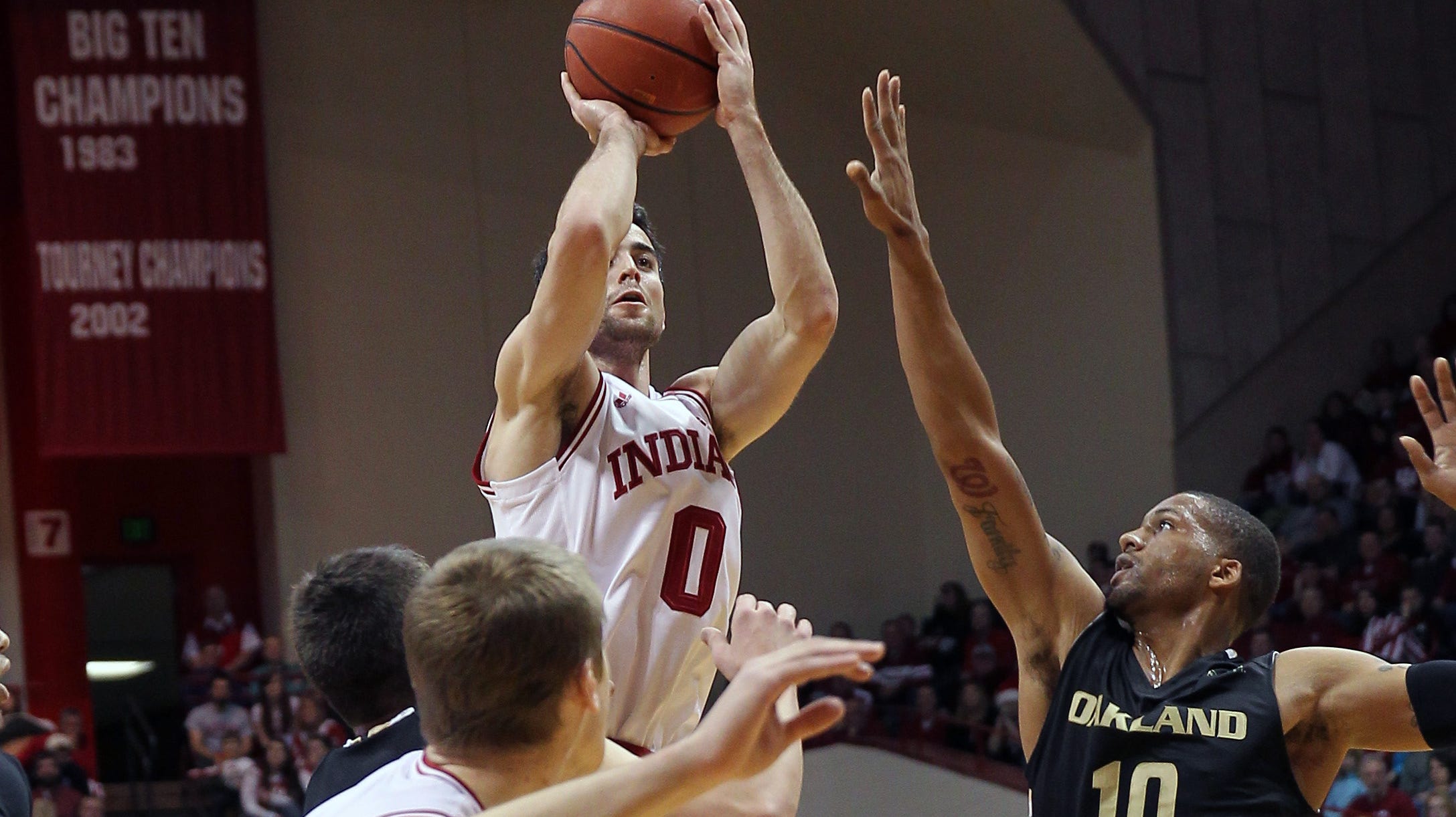IU's Evan Gordon getting started off the bench