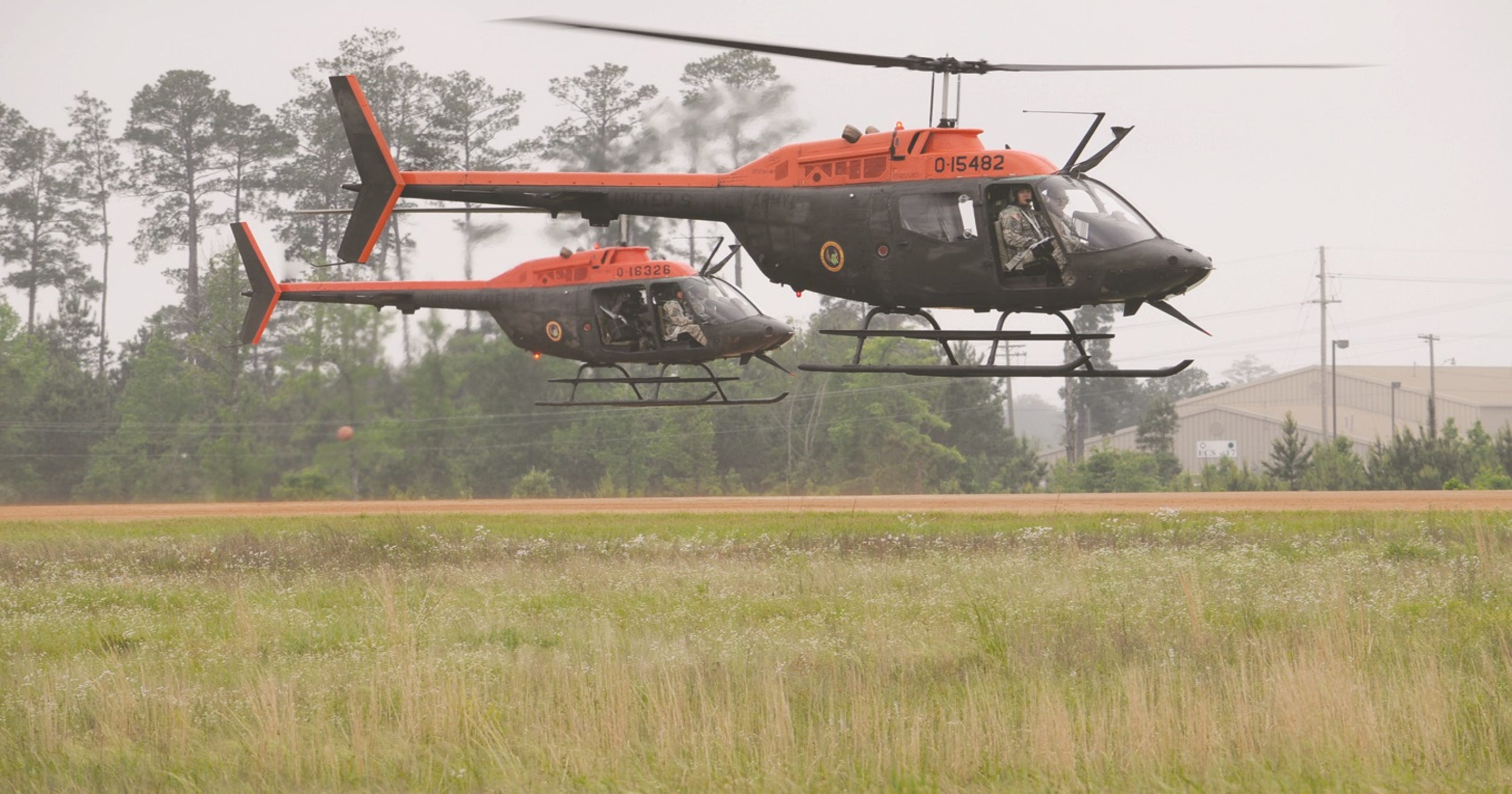 Legendary pilot observes final mission of OH-58 helicopter