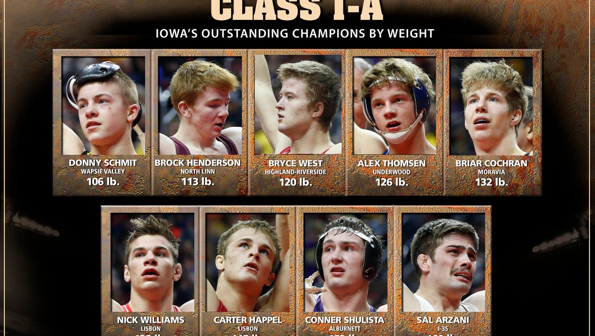 Posters: 2016 Iowa state wrestling champions