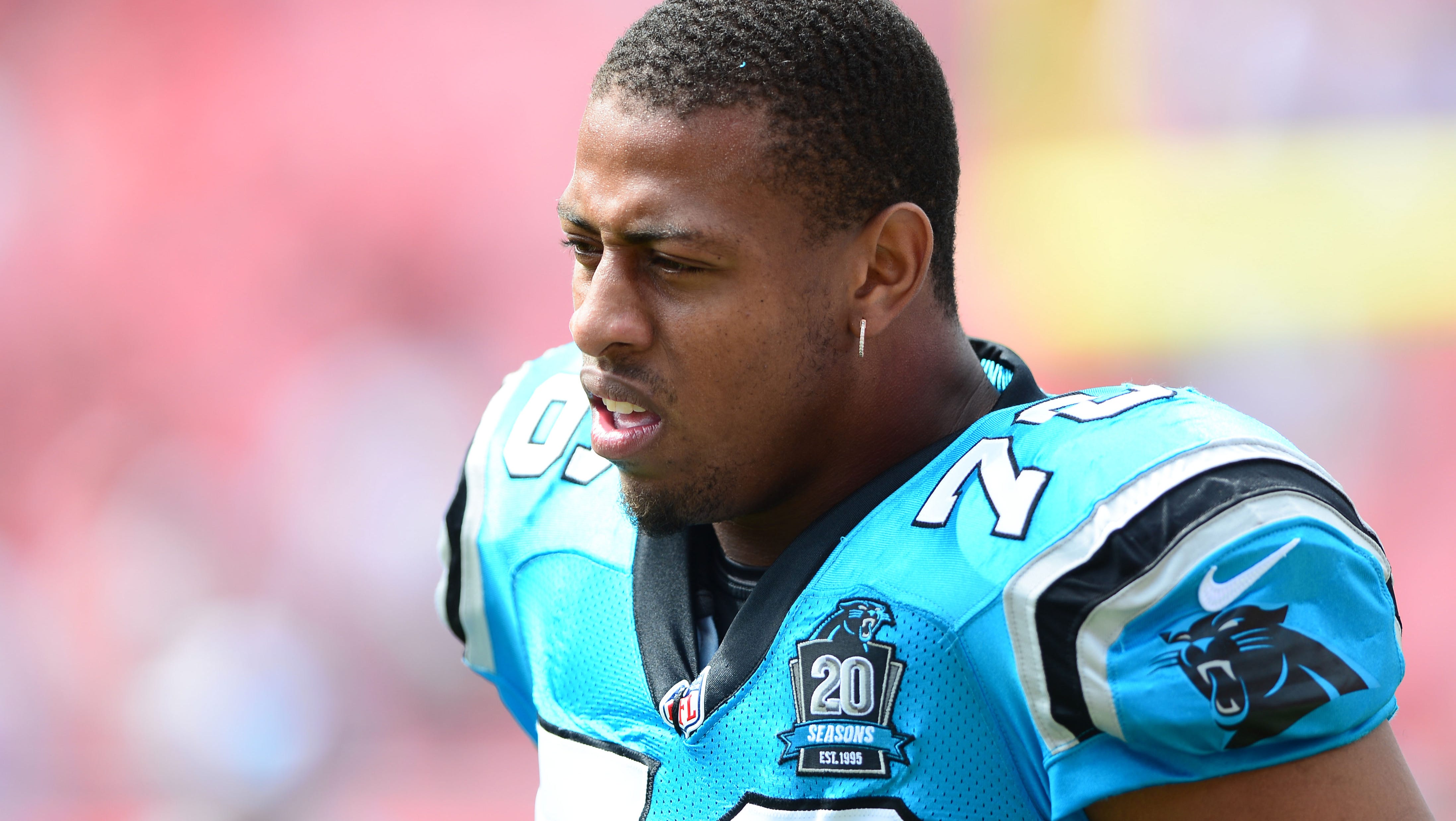 Greg Hardy back at Panthers' facility; Rivera calls his playing status ...