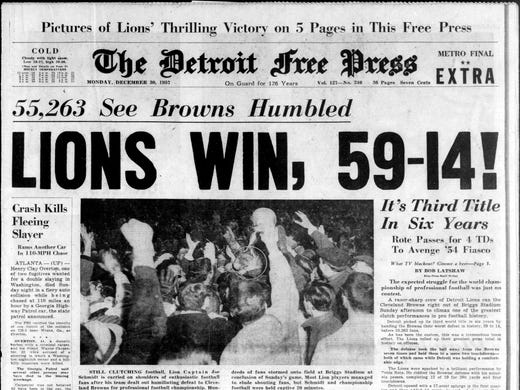 1957 Detroit Lions: Full 60th anniversary coverage