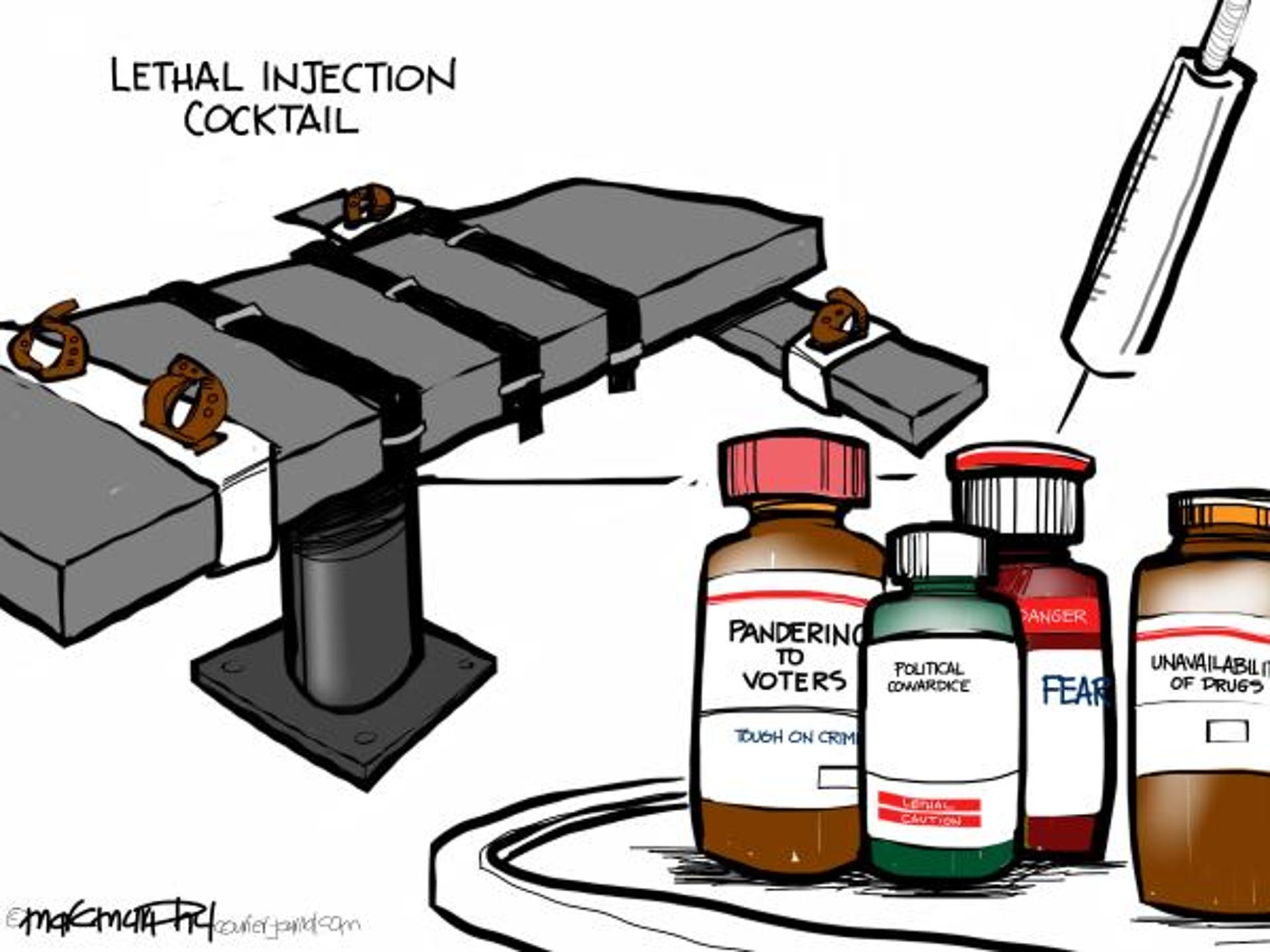 Editorial cartoons: Death penalty