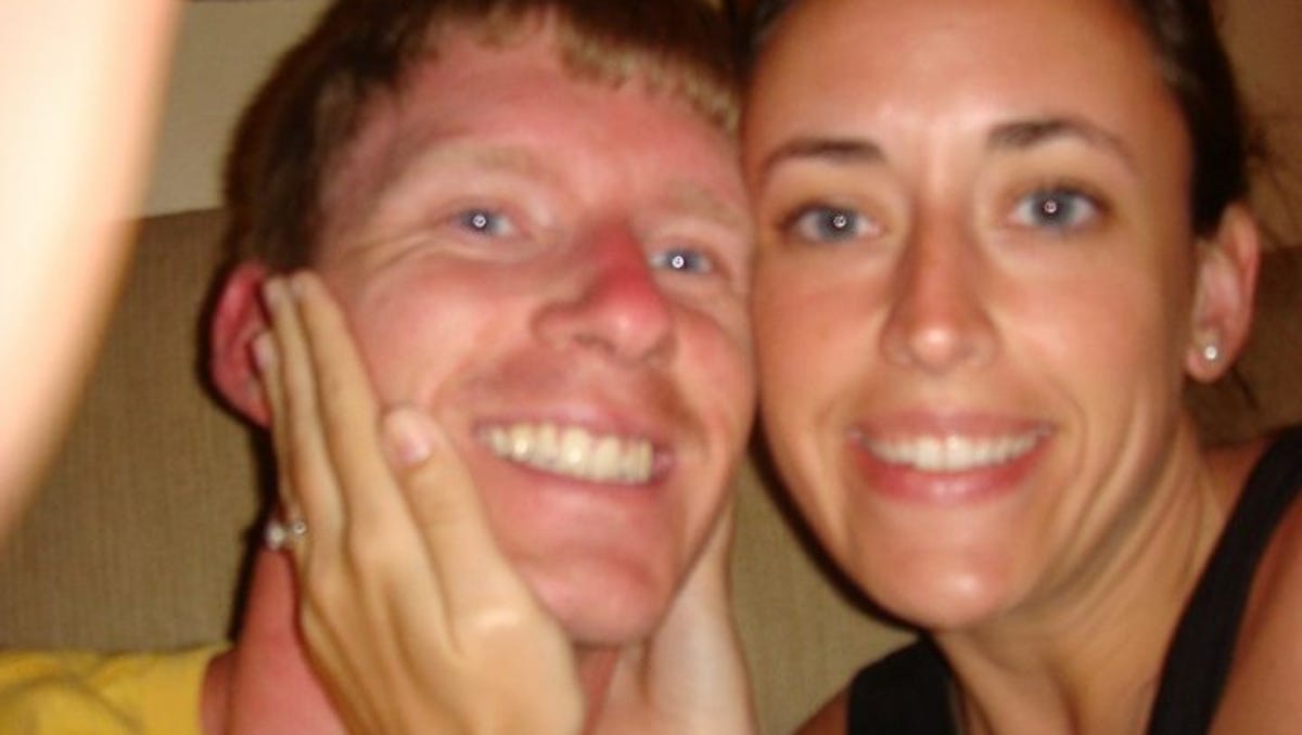 Justin and Stephanie Shults over the years