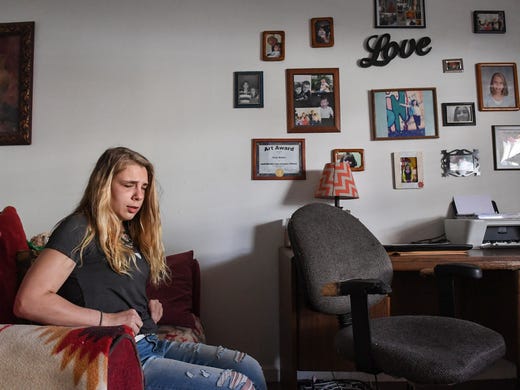 Kaylee Muthart explains why she pulled out her eyes