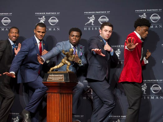 Lamar Jackson becomes Louisville's first Heisman Trophy winner