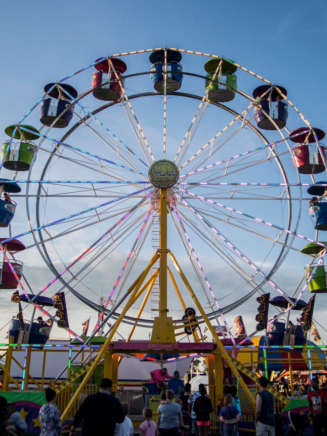 PHOTOS: Wayne County fair draws big crowds on midway's opening night