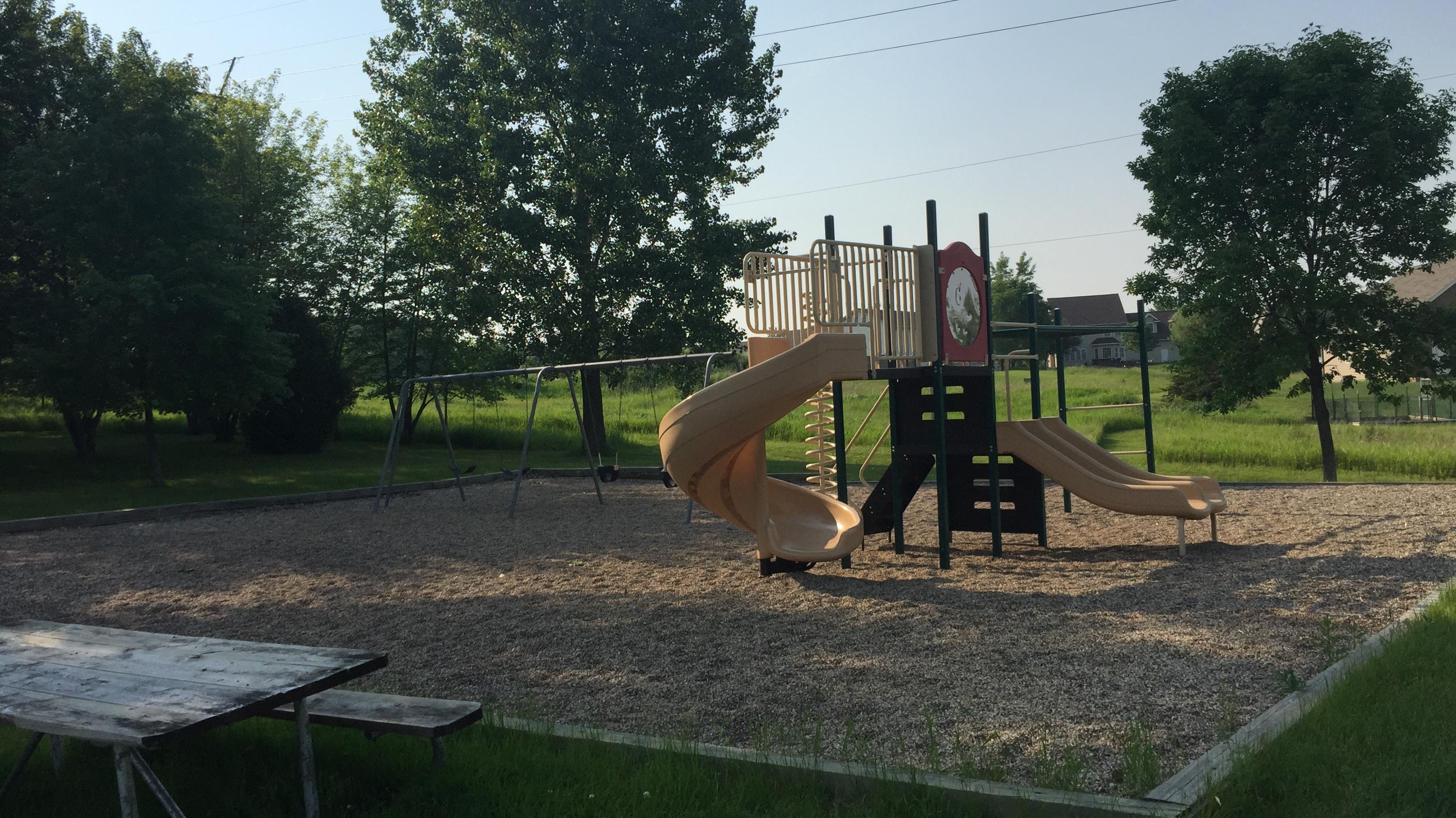 Crestview Park nestled in its neighborhood