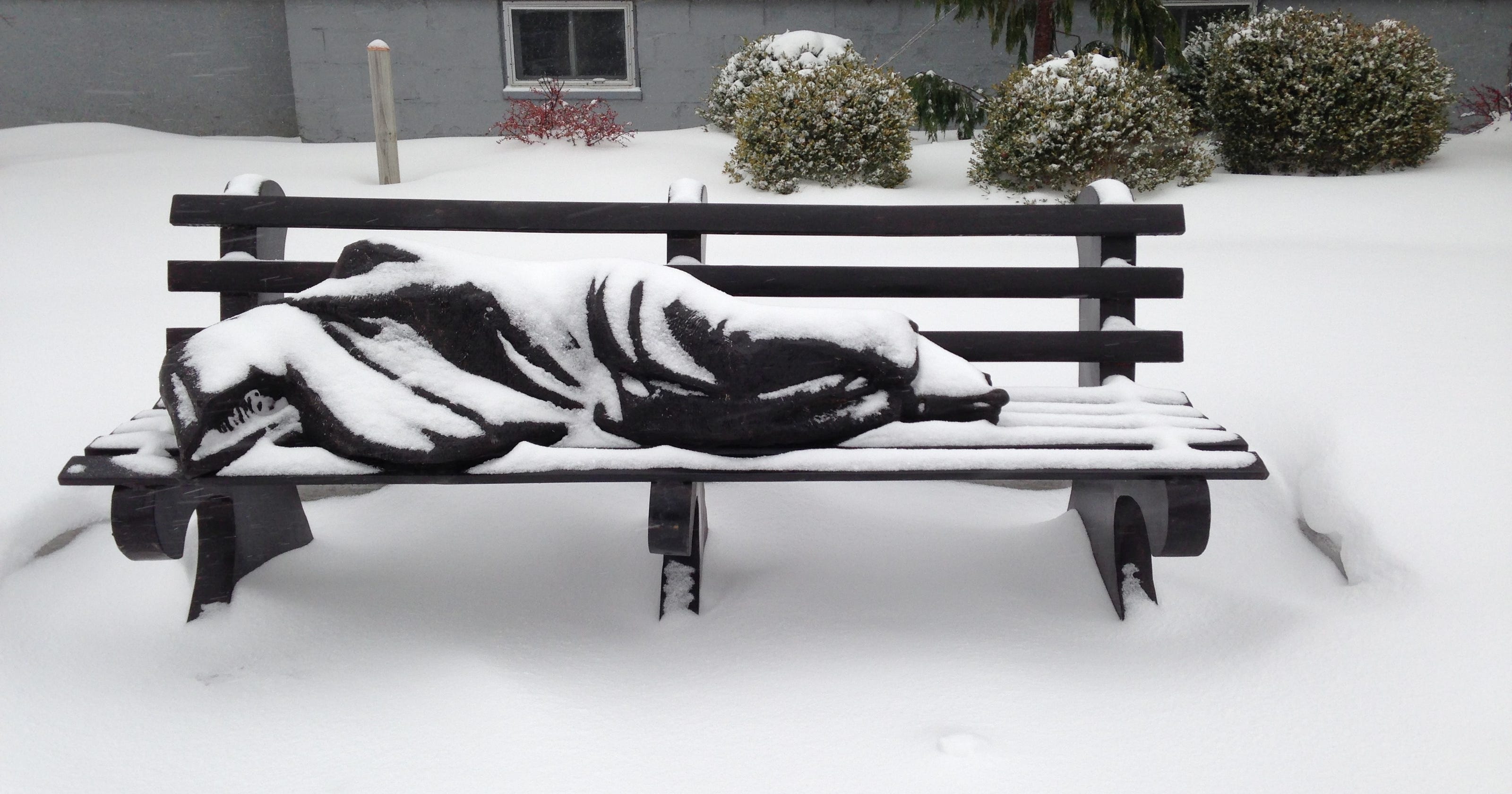 Is there a home for 'Homeless Jesus' statue in Detroit?