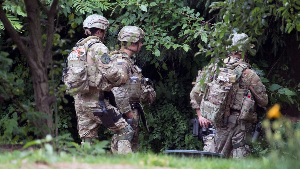 Photos: Springettsbury Township Police, QRT on standoff scene