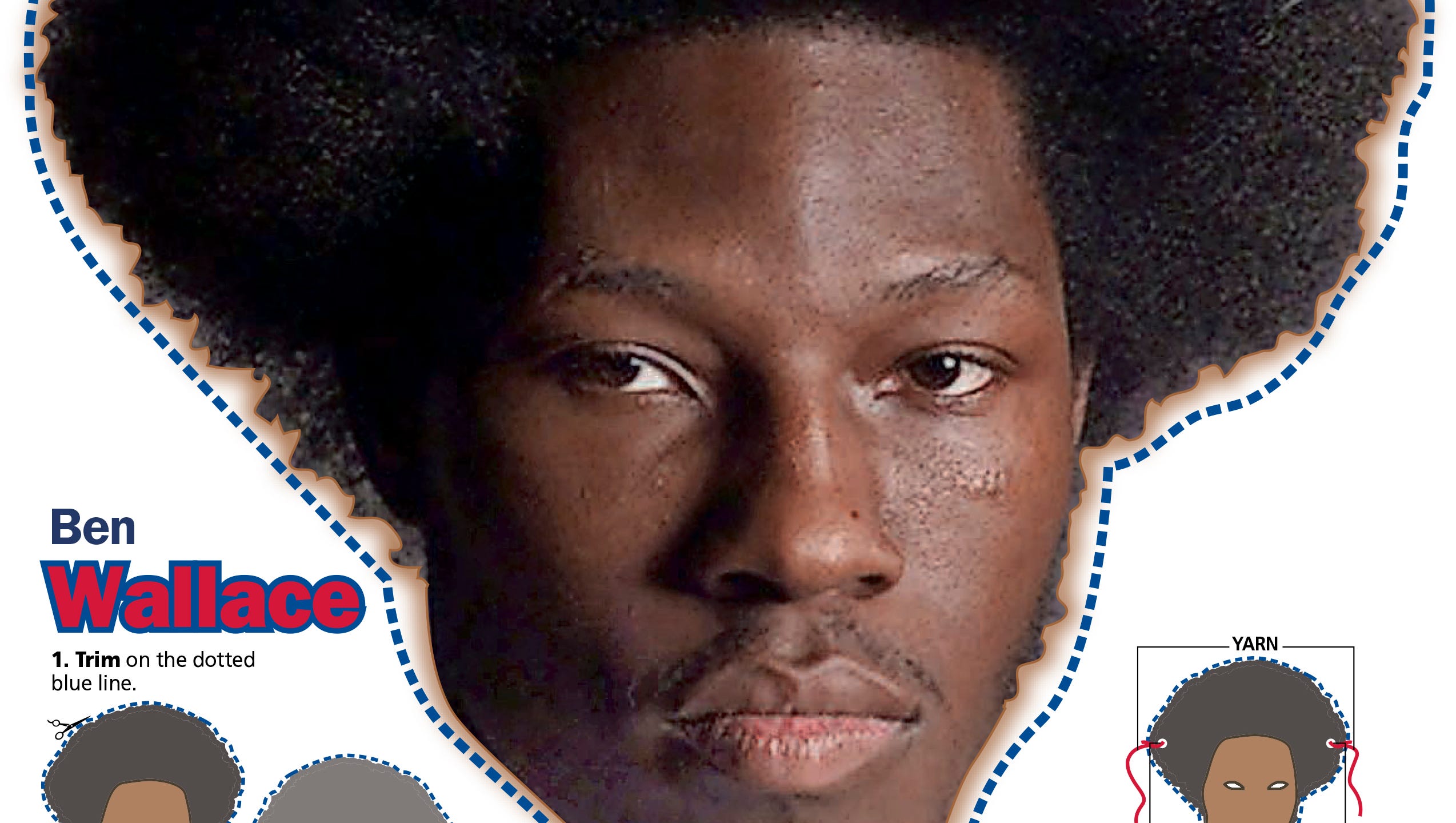 Detroit Pistons fans: Download, wear your own Ben Wallace mask!