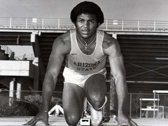 ASU's Ron Brown preferred track to football, leading to 1984 Olympic gold