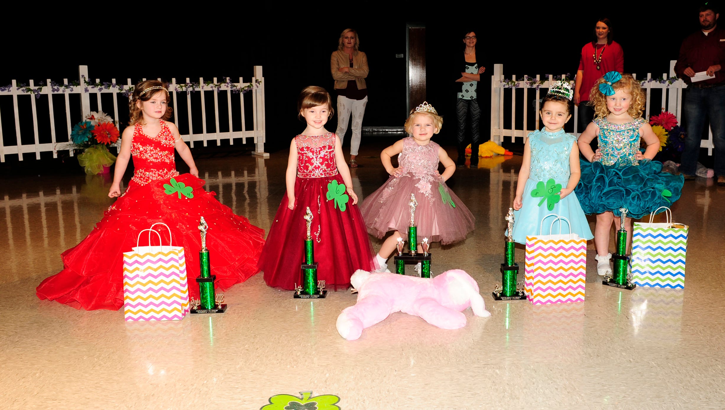 Irish Celebration pageants for younger girls had about 75 participants