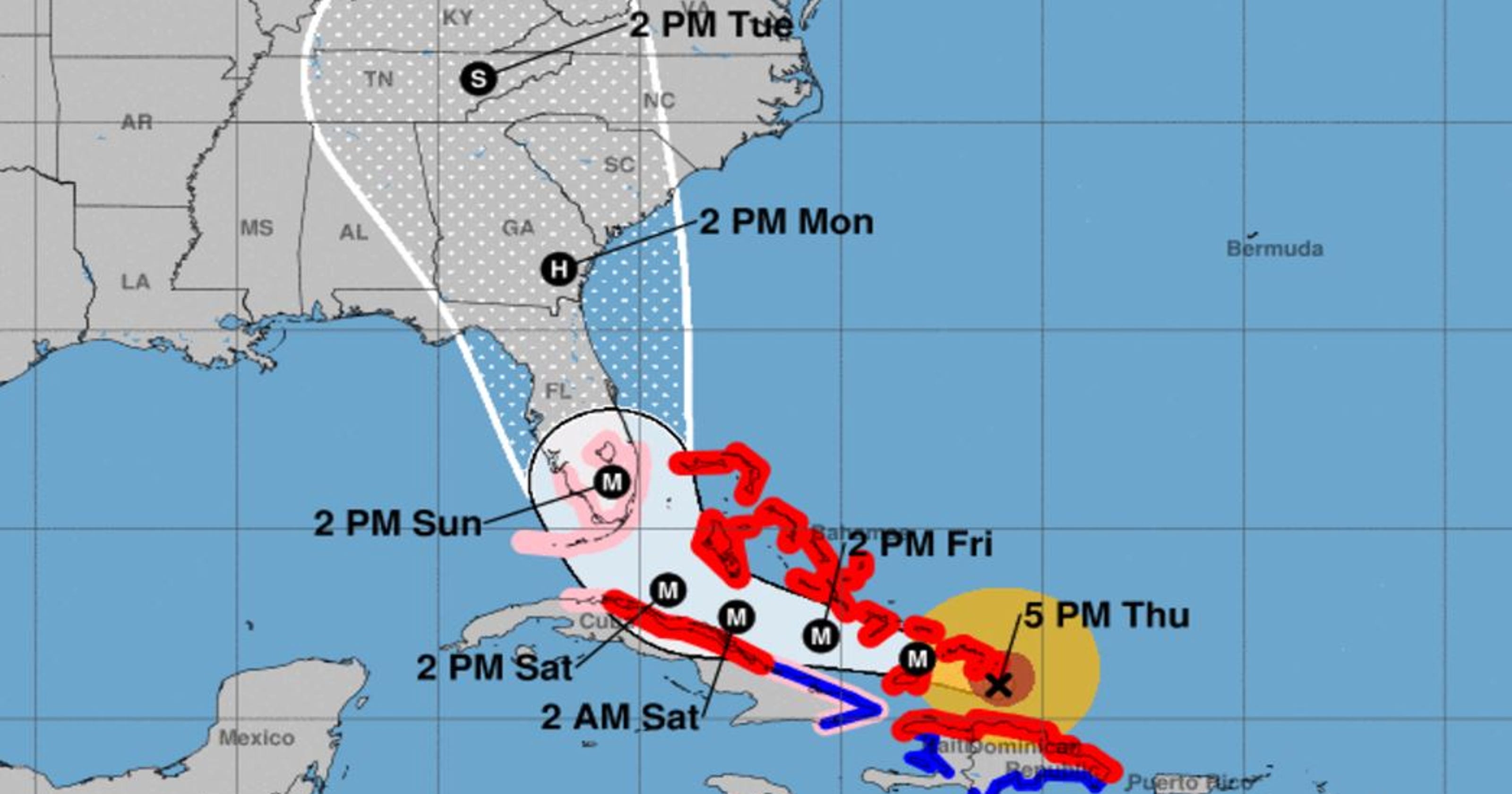 Hurricane Irma 8 p.m. update: Storm maintains strength, heading west ...