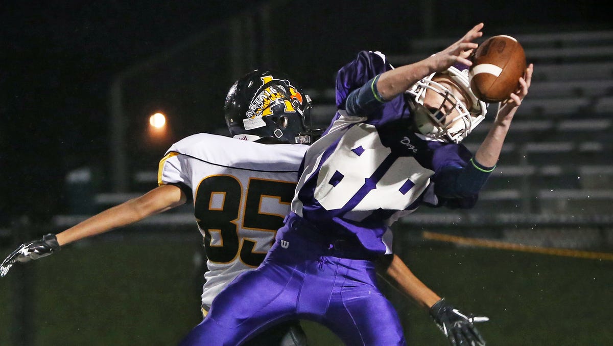 Freshman Football game between Brownsburg and Avon High Schools