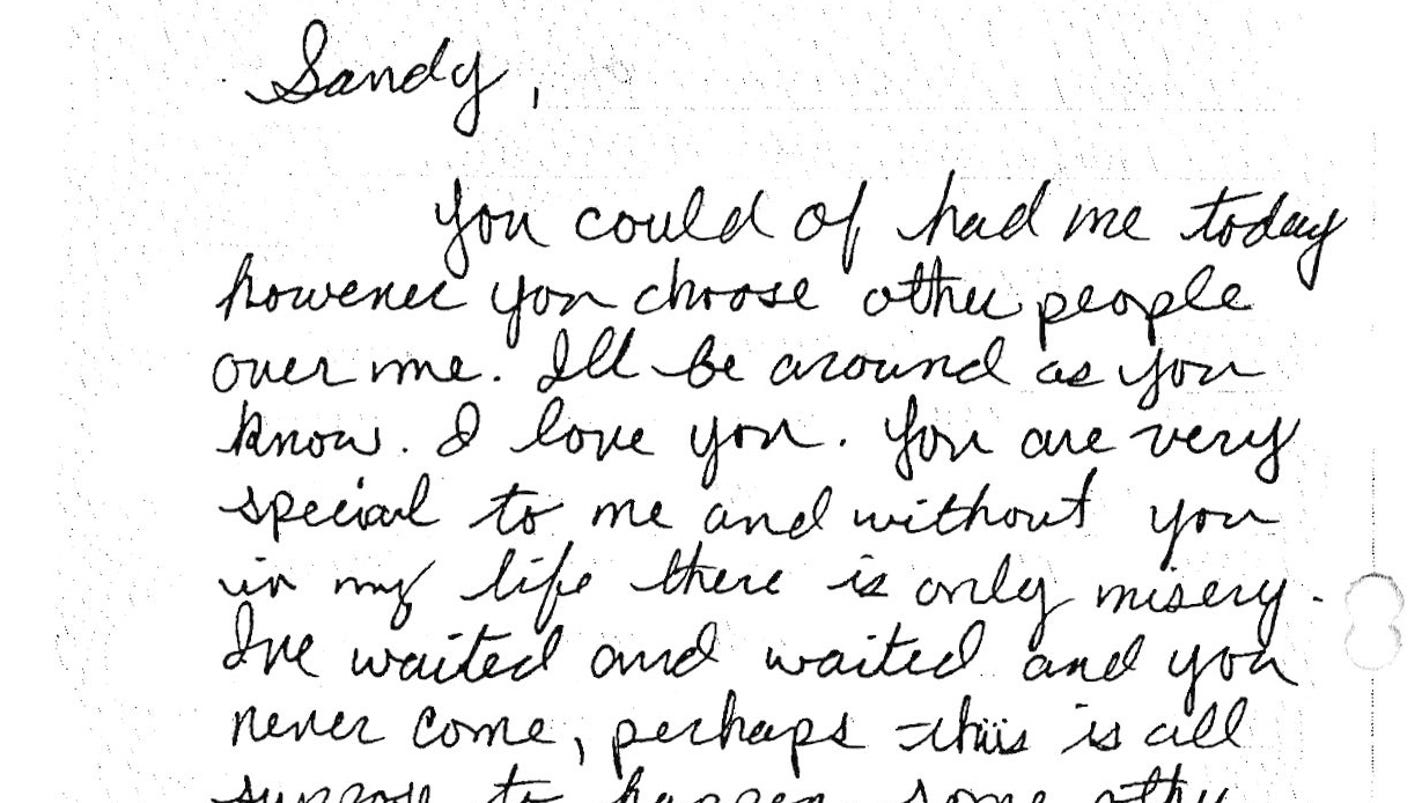 Creepy letter from Bullock's stalker released