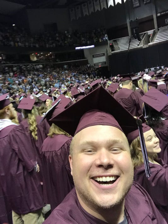 Springfield comedian Jaron Myers snuck into Missouri State's graduation