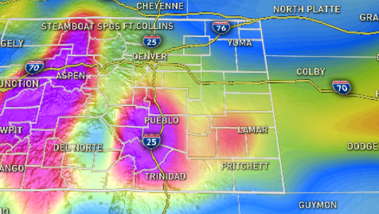Major snowfall still in forecast for Fort Collins